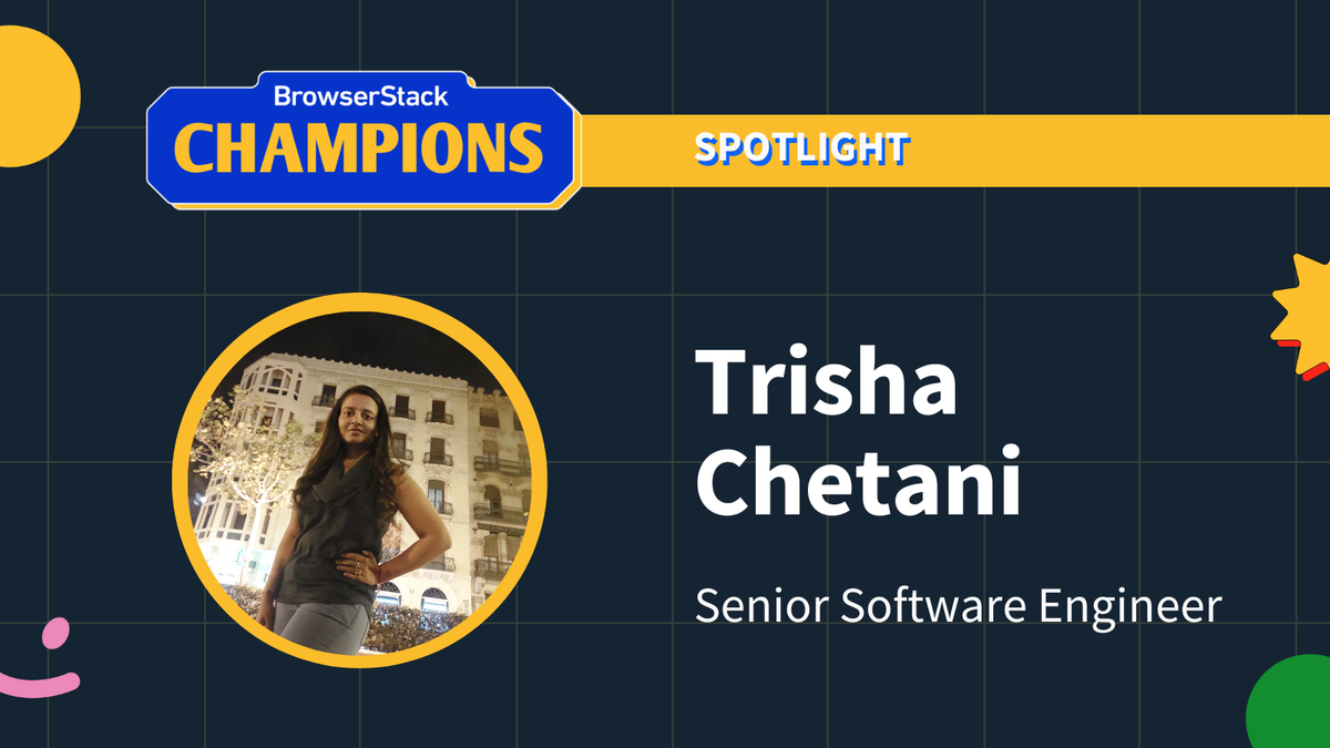 Champions Spotlight Trisha Chetani