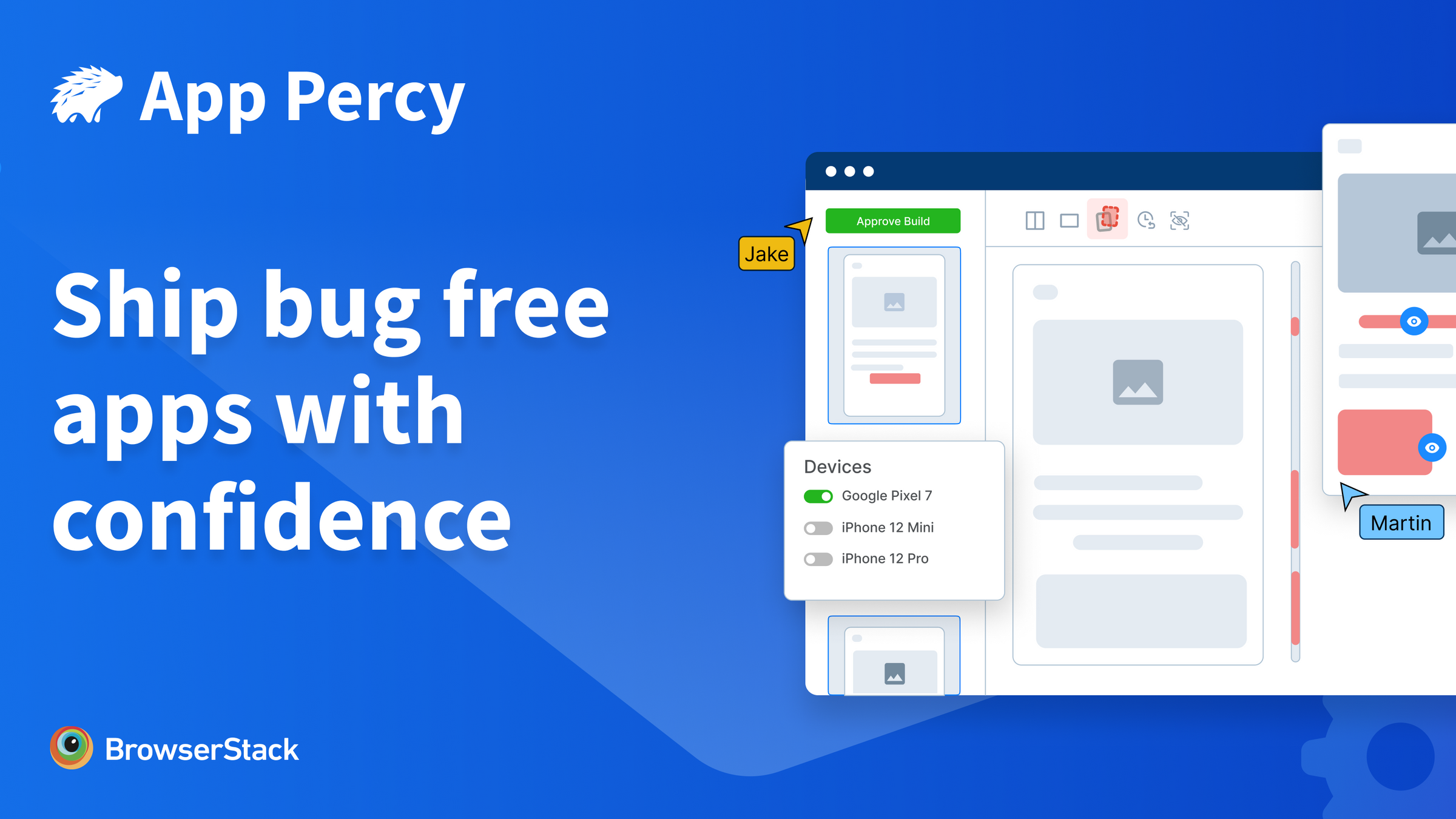 App Percy: AI-powered automated visual testing platform
