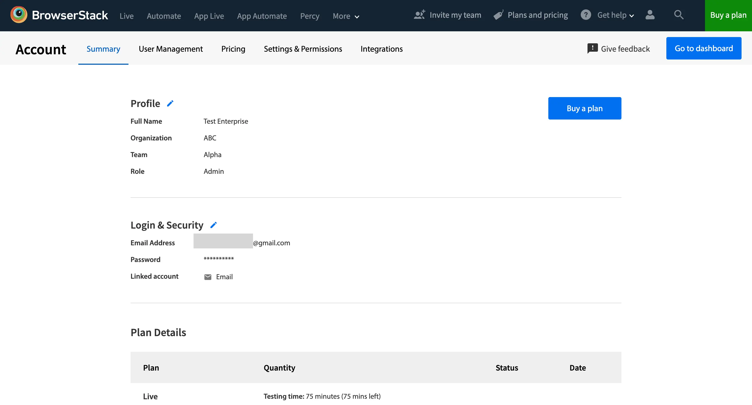Manage Authentication | BrowserStack Docs