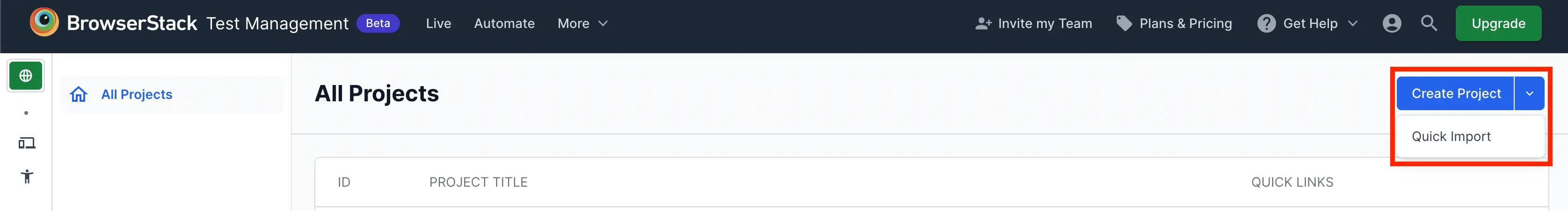 Quick Import From Zephyr Scale Browserstack Docs