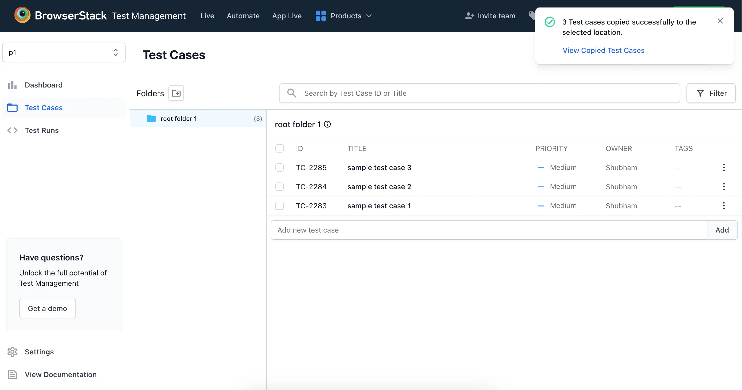 Copy Or Move Test Cases Browserstack Docs 1864